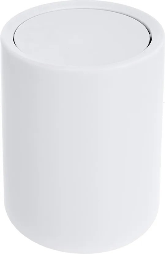 Bílý plastový odpadkový koš 6 l – Orion
