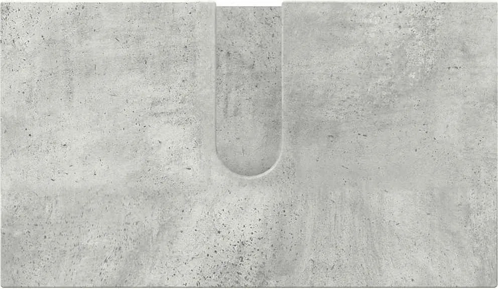 Sada koupelnového nábytku 2 ks Betonově šedá 61 x 35 x 64 cm 3392936