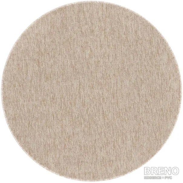 Breno Kusový koberec NIZZA kruh 1800 Beige, 120x120 cm, Béžová