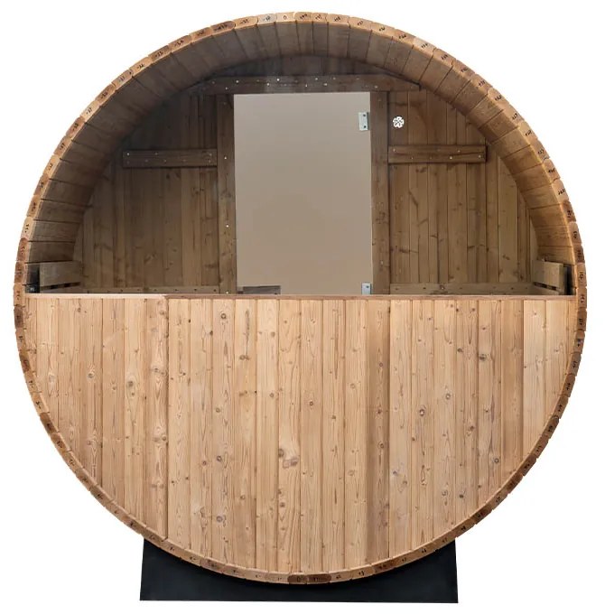 M-SPA - Záhradní sudová sauna 180 cm x Ø 210 cm