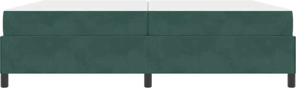 Rám postele Tmavě zelená 200 x 200 cm textil 3399087