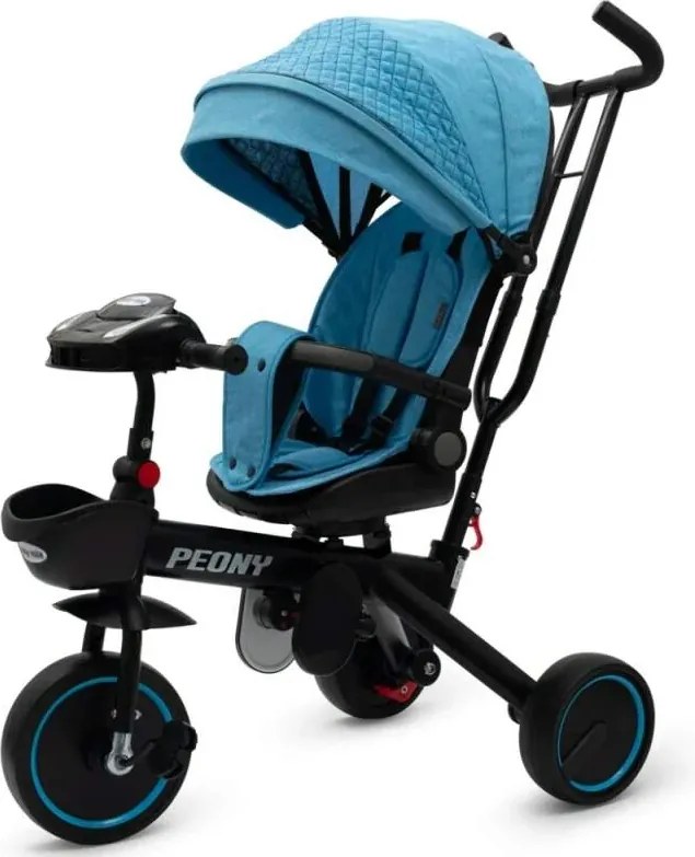 Dětská tříkolka Baby Mix Peony EVA modrá