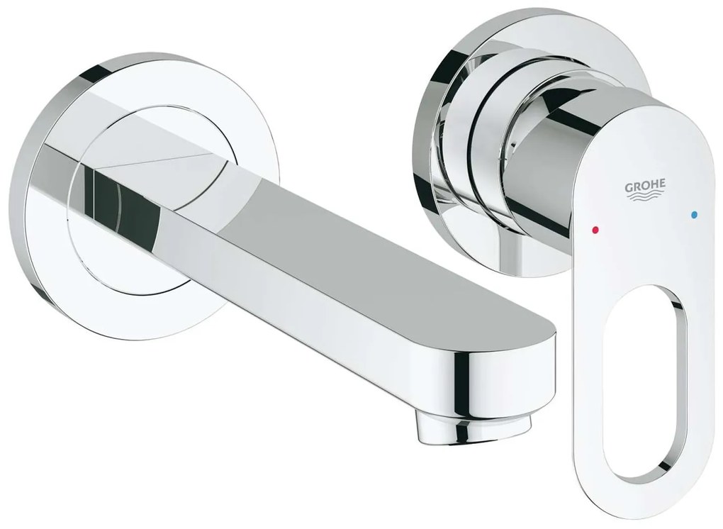 Grohe BauLoop - Umyvadlová baterie pod omítku s tělesem, 2-otvorová instalace, chrom 20289000