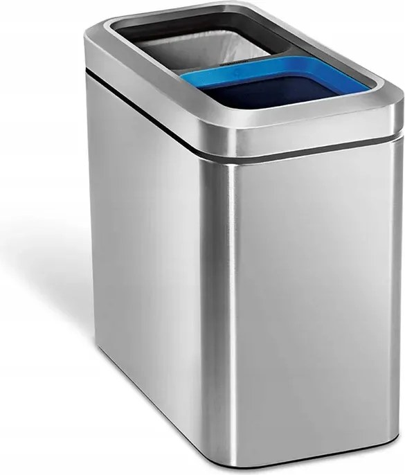simplehuman Recycler Otevřený koš na třídění odpadu 20 l dvoukomorový