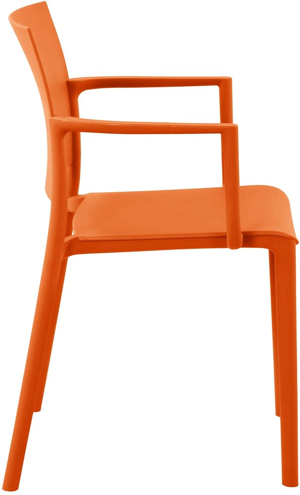 Židle Valtor – oranžová
