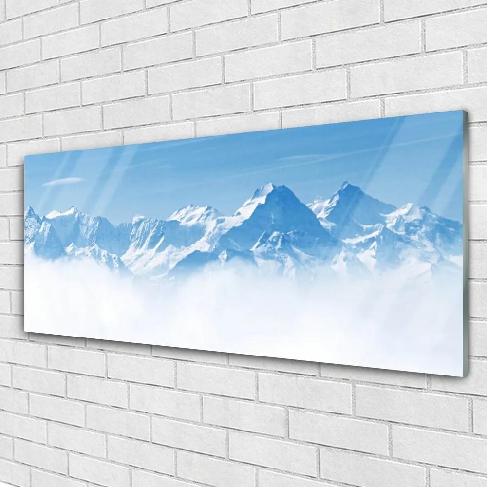 Plexisklo-obraz Hory Mlha Krajina 125x50 cm