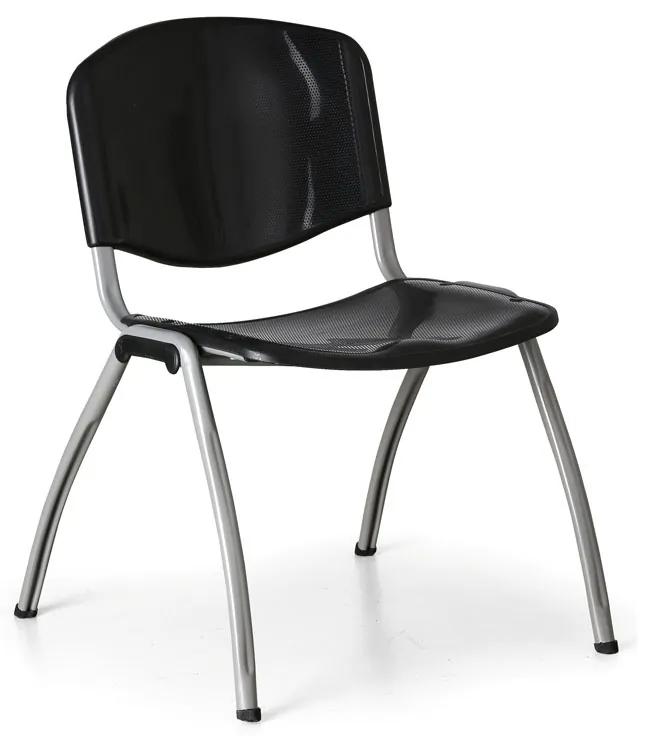 B2B Partner Jídelní židle Livorno Plastic, černá