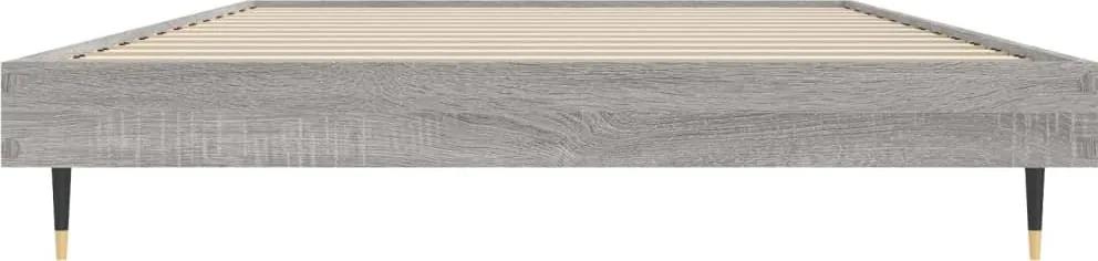 vidaXL Rám postele 100 x 200 cm kompozitní dřevo [832163] Barva: šedá sonoma