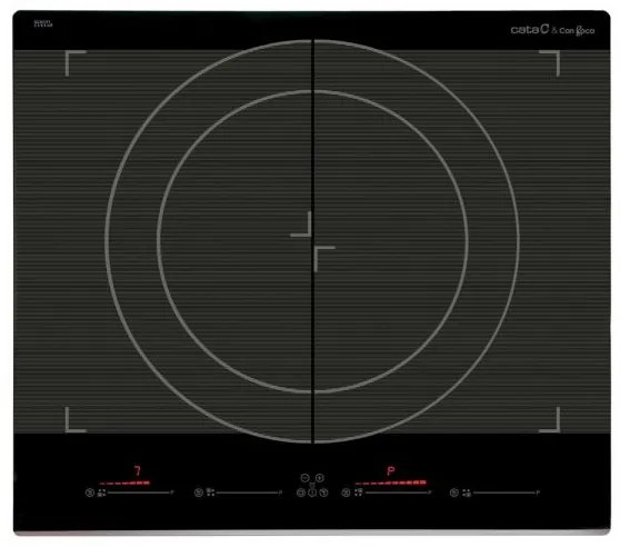 Indukční deska CATA GIGA 600 BK 60 cm 4 zóny gigazóna 40 cm