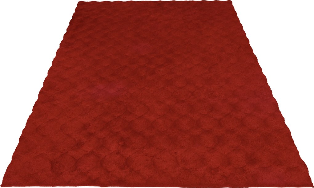Obsession, Kusový koberec Diamond Cut 800 Red, 80x150, červená, ložnice