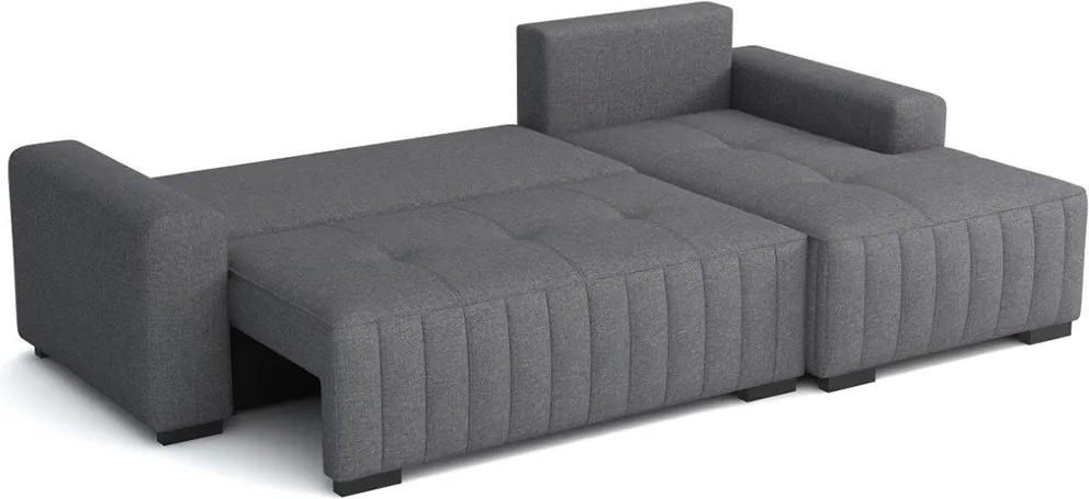 Malá sedací souprava HUGI | 240x140 cm | rozkládací + úložný prostor | VÝBĚR TKANIN