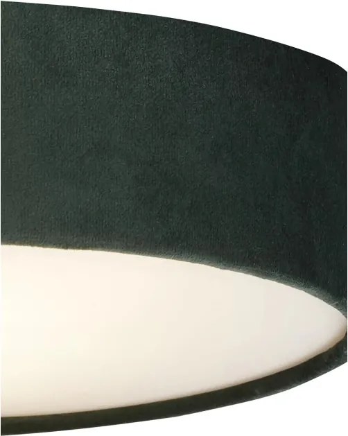 Searchlight 23298-2GR Stropní sametový lustr VELVET ZELENÁ, průměr 38cm