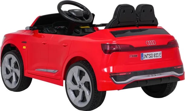 Elektrické autíčko Audi SQ8 červené / šedé