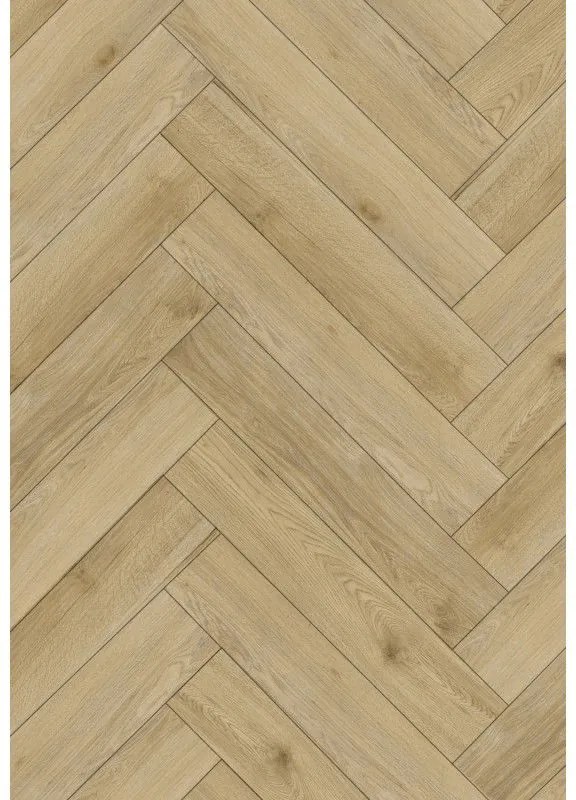 Mexen Charter Oak Vzorek vinylových panelů rybí kostra SPC 6,5 mm, podložka 1,5 mm, 4 V-drážka, Dub - F1169-S