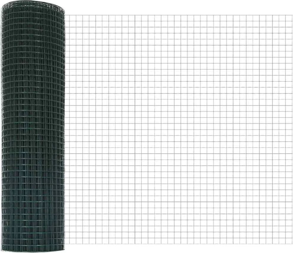 Svařované drátěné ploty s hroty 50 x 0,5 m Ocel potažená PVC 3352105