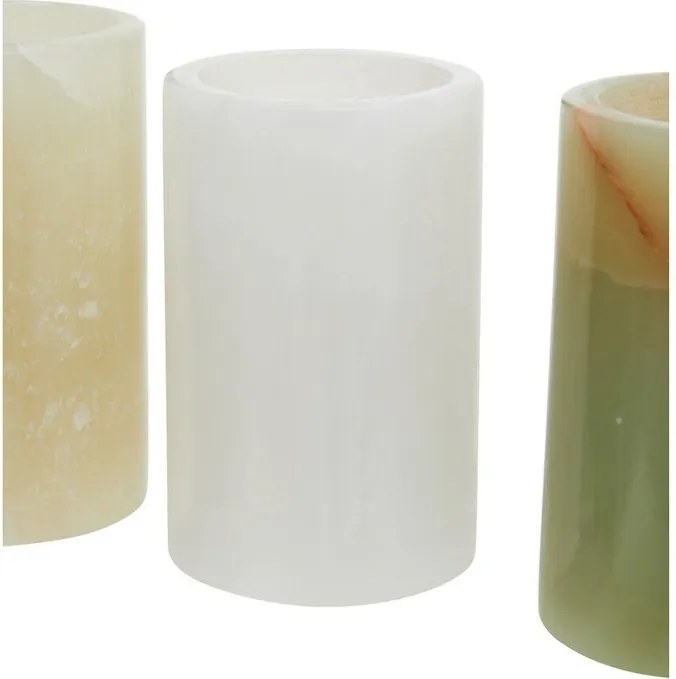 Kamenné svícny v sadě na čajovou svíčku 3 ks Oleena – Premier Housewares