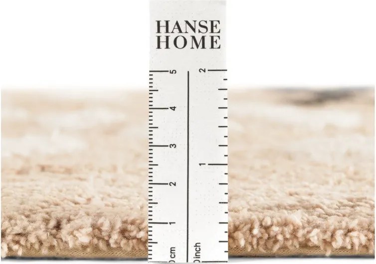 Béžový pratelný/ručně tkaný bavlněný dětský koberec 120x152 cm Snuggle Pucki – Hanse Home