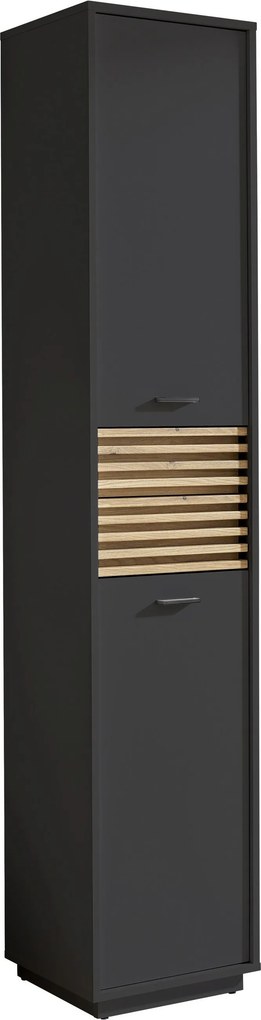 XXXLutz VYSOKÁ SKŘÍŇ, antracitová, 38/191/35 cm home24 - Online Only koupelnové skříňky - 001279035307