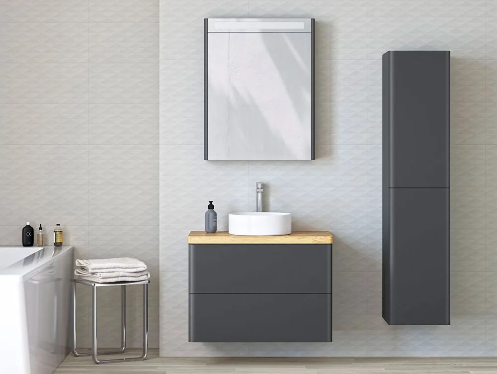 Mereo Mereo, Siena, koupelnová galerka 64 cm, zrcadlová skříňka, multicolor - RAL lesk/ mat, CN495GAzzzzL