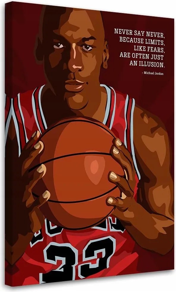 Obraz na plátně Michael Jordan 40x60