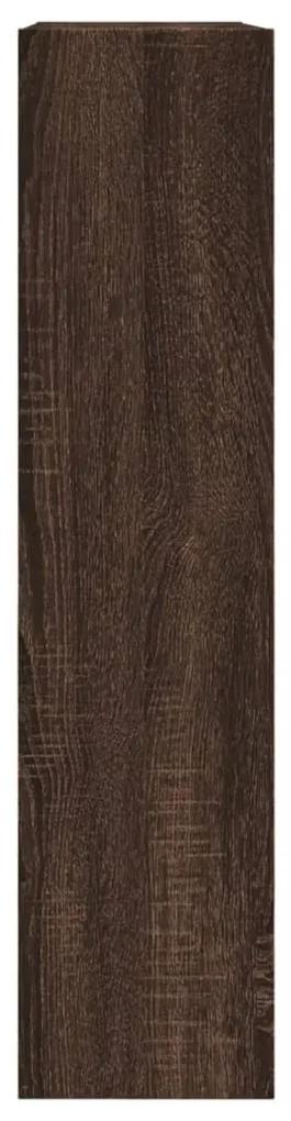 Botník hnědý dub 80 x 21 x 87,5 cm kompozitní dřevo - Default Title
