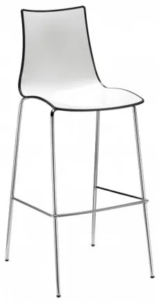 Scab Barová židle ZEBRA BICOLORE bar stool Barva kostry chromová kostra 2561, 2560