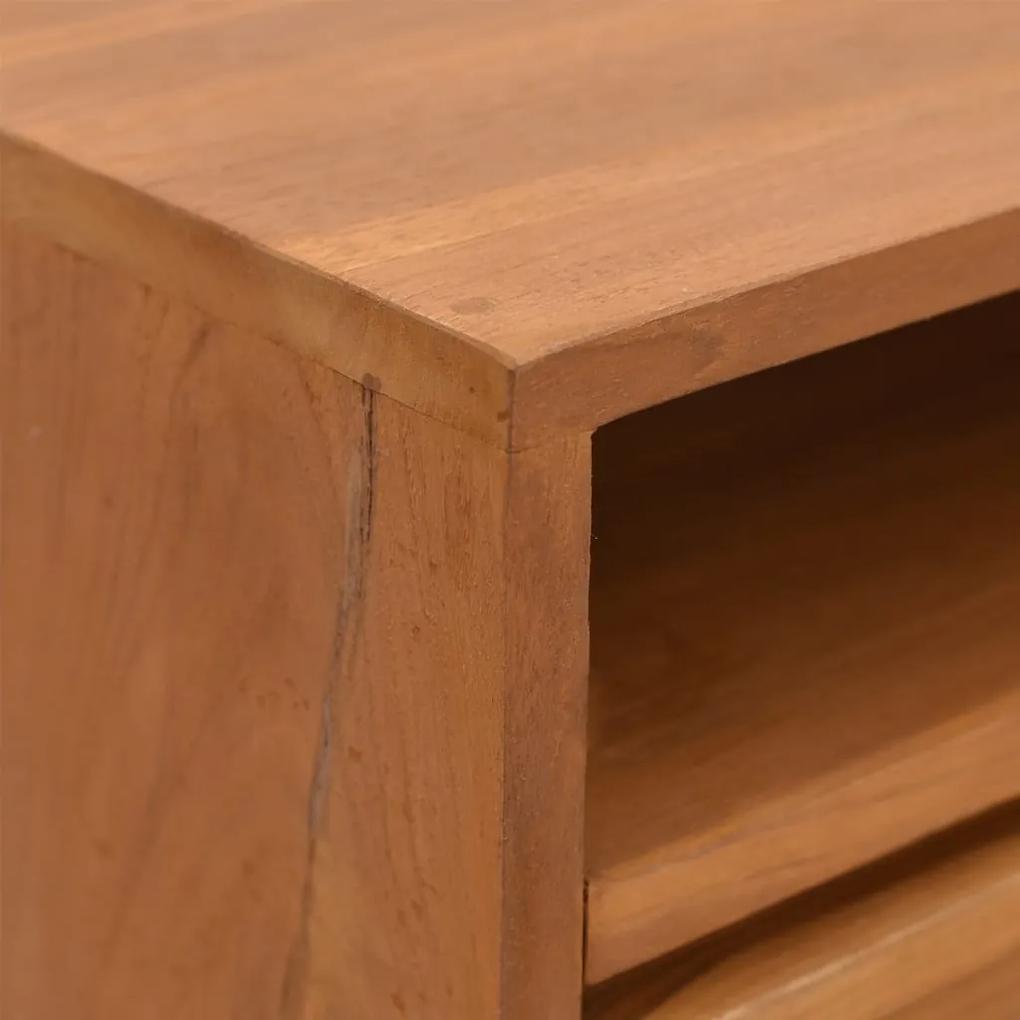 Konzolový stolek Lanny - masivní teakové dřevo | 110x30x79 cm