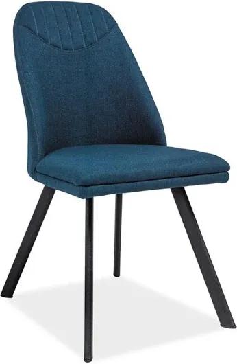 Casarredo Jídelní čalouněná židle PABLO tmavě modrá