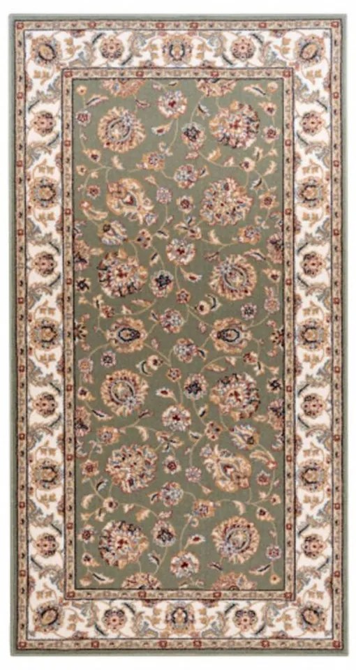 Vlněný kusový koberec Nils zelený 160x230cm