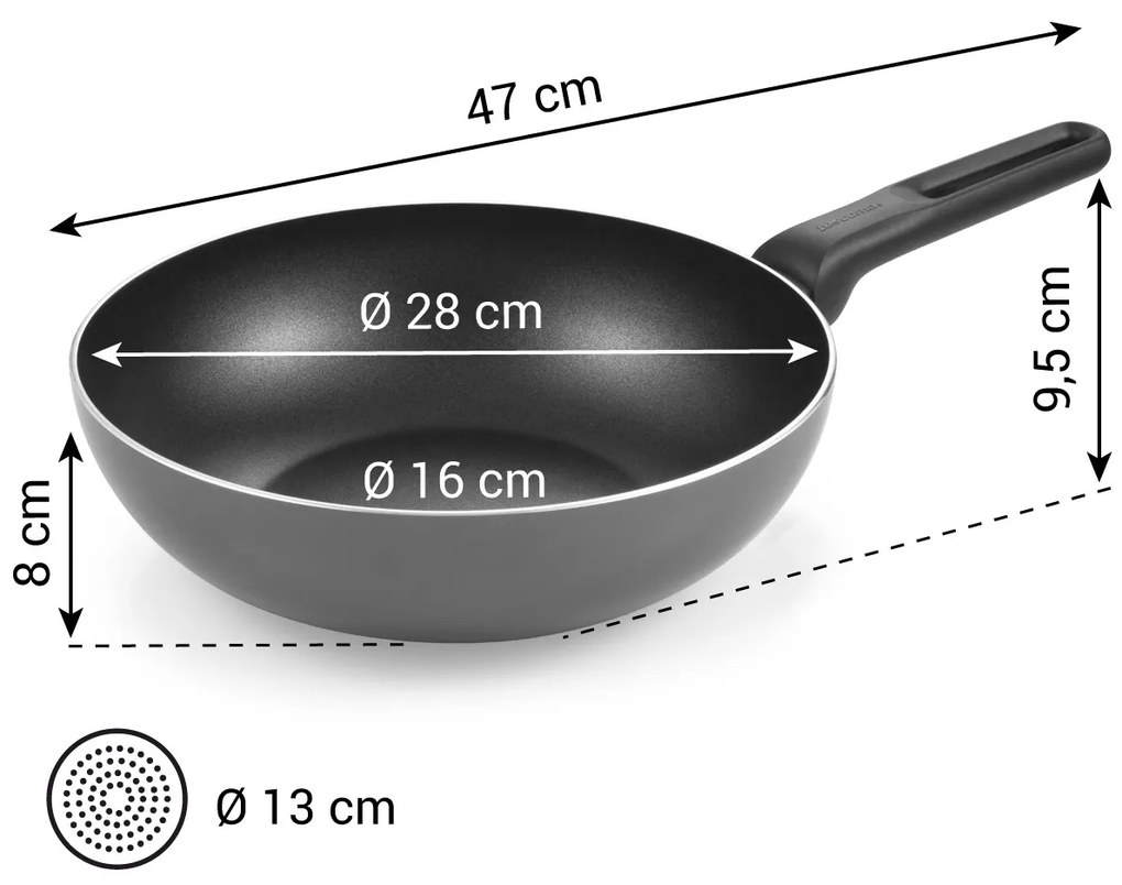 Wok BRAVA ø 28 cm