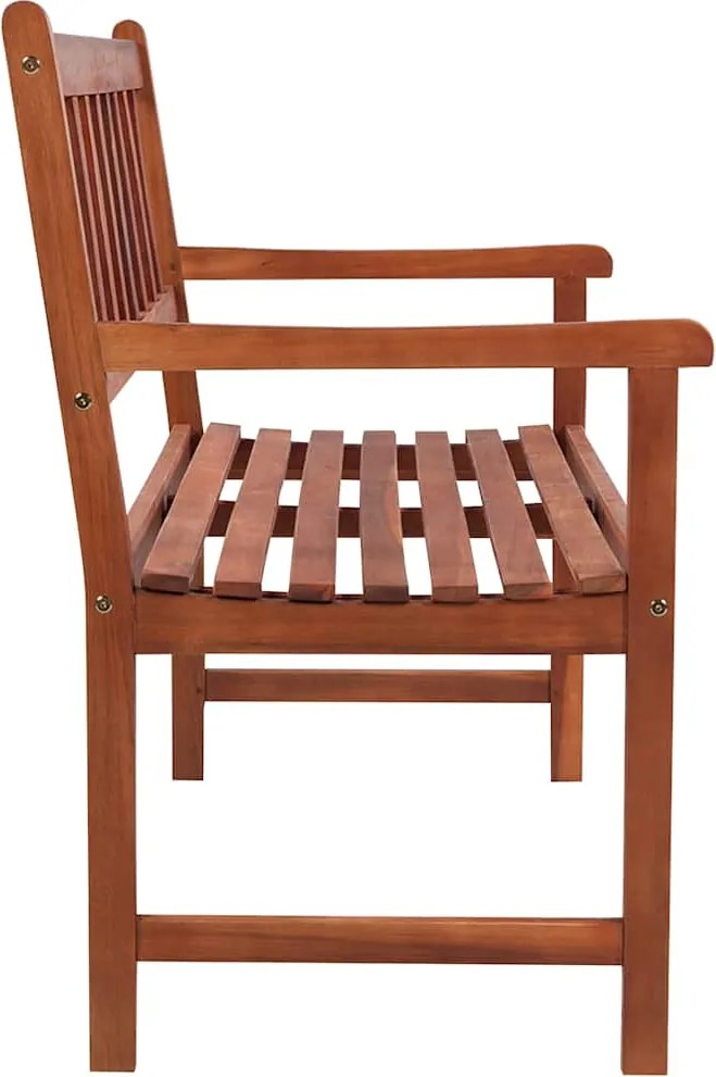 Zahradní lavice s poduškou 120 cm masivní akáciové dřevo 3063783