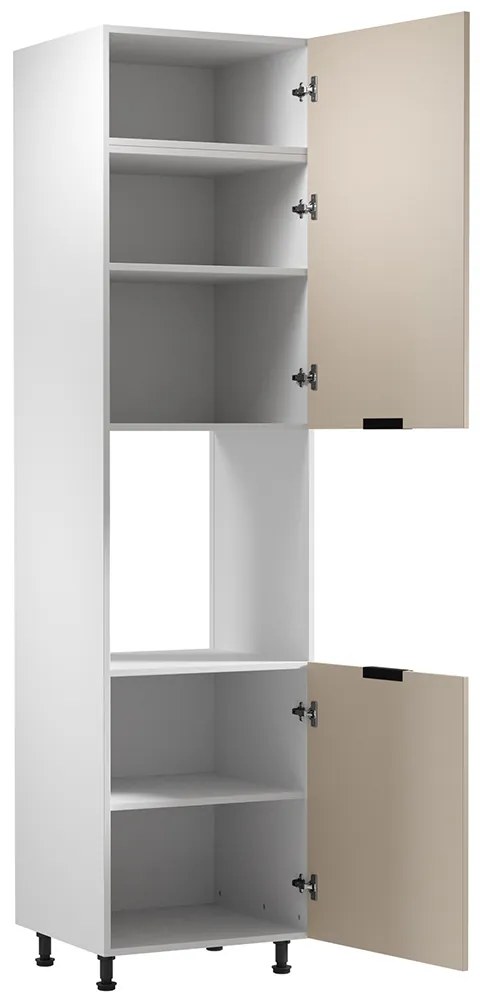 SORENTO pl | vysoká skříňka D60PWN na vestavnou troubu | 60 cm | PRAVÁ | bílá/béžová