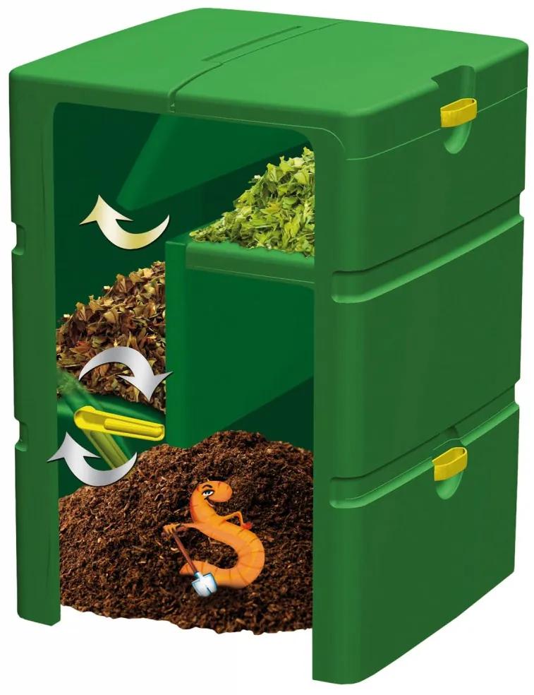 Kompostér 600l plast Dekorhome