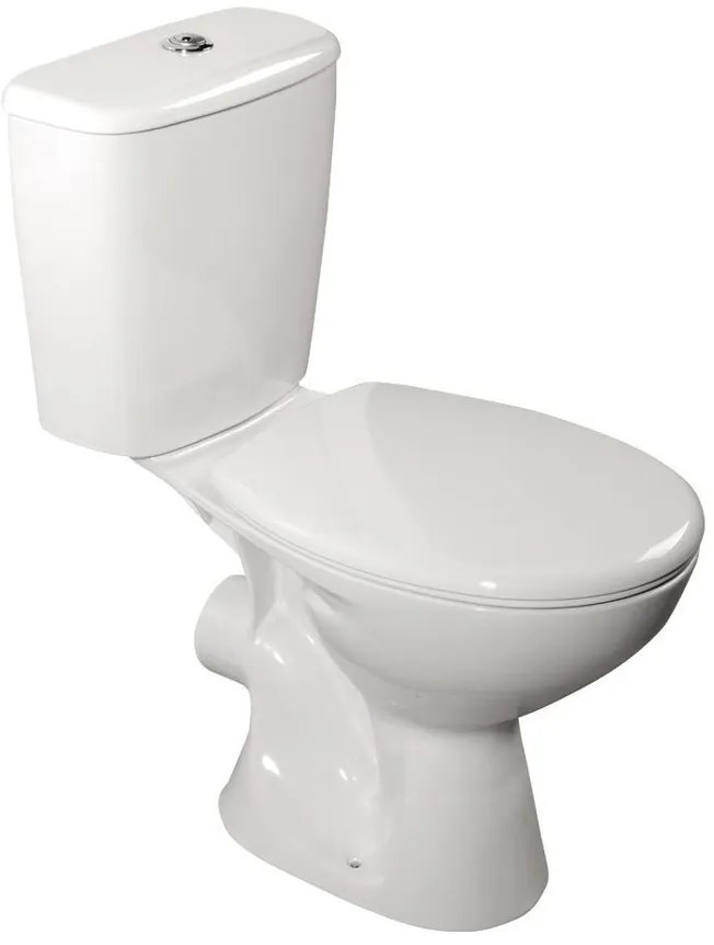 Aqualine, JUAN WC kombi mísa s nádržkou včetně splachovací soupravy, zadní odpad, LC2154
