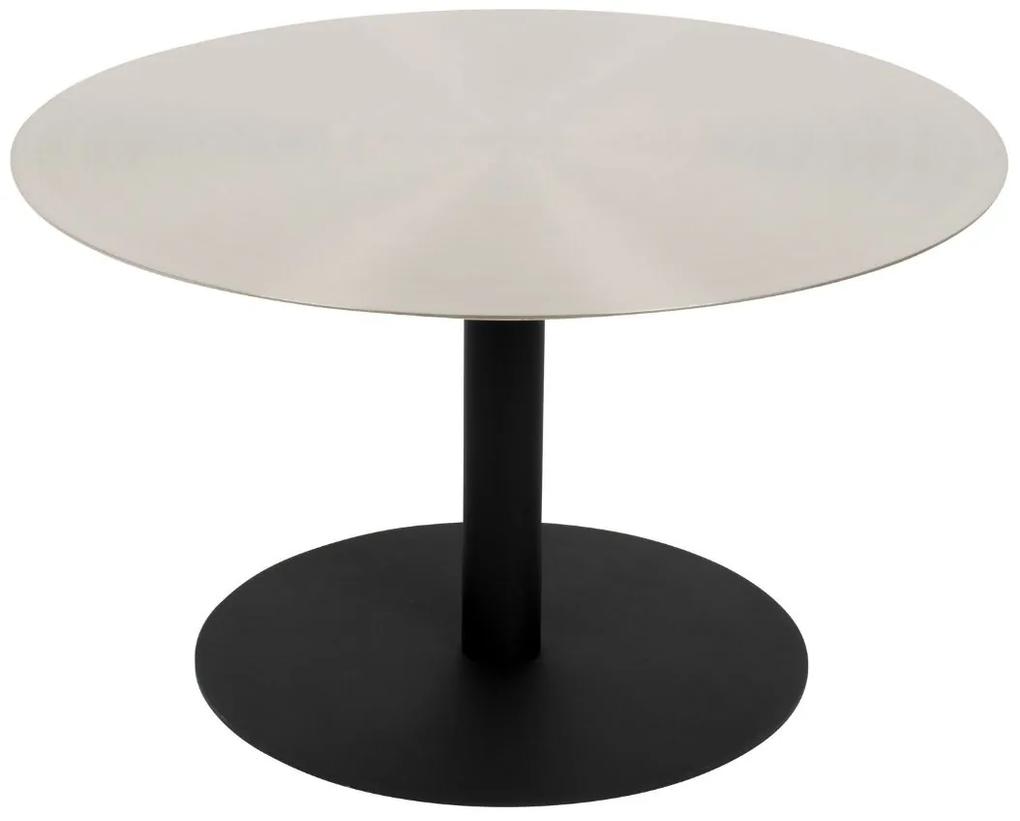OnaDnes -20% Stříbrný konferenční stolek ZUIVER SNOW SATIN 60 cm
