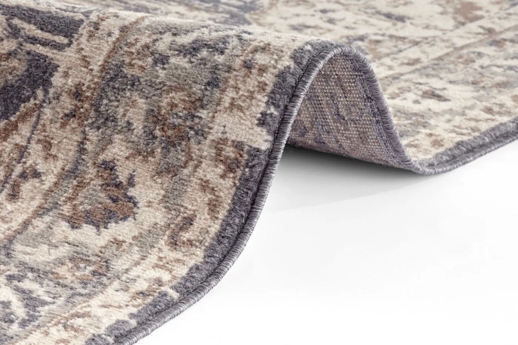 Hanse Home, Kusový koberec Terrain 105595 Sand Cream Blue, 80x200, béžová, ložnice