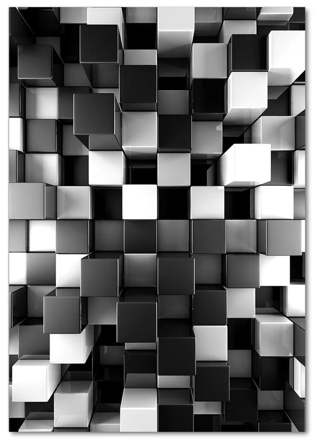 Wallmuralia Foto obraz akrylový Abstrakce kostky 70x100 cm