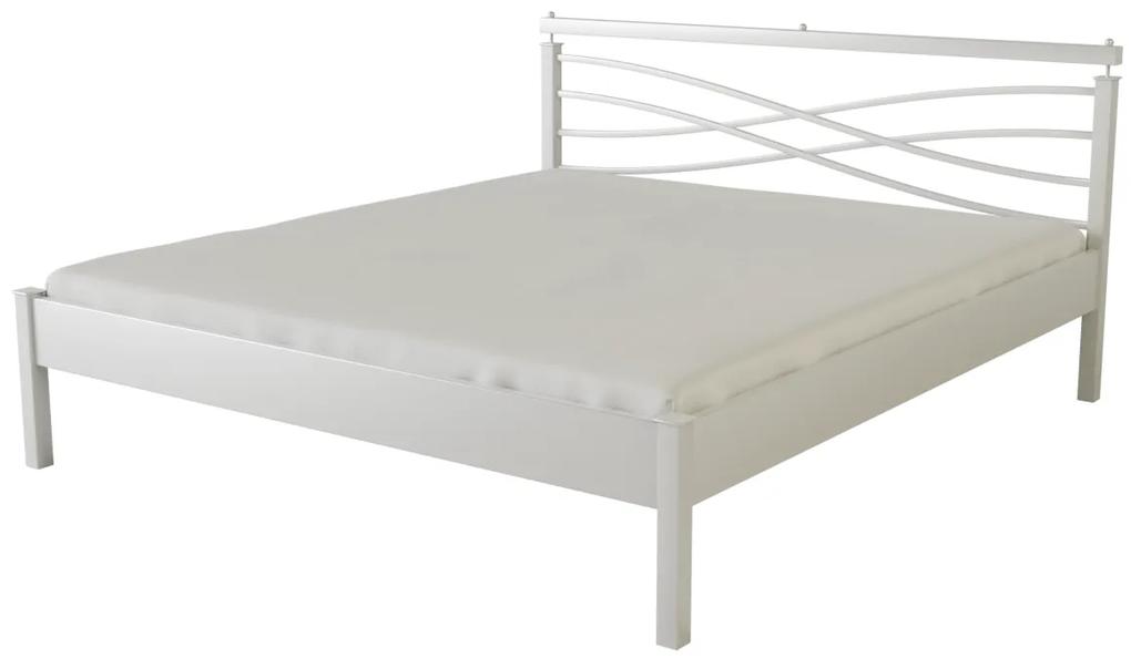 Nábytek ATIKA s.r.o. Kovová postel ANGELETA Povrchová úprava: bílá, Rozměr: 180 x 200 cm
