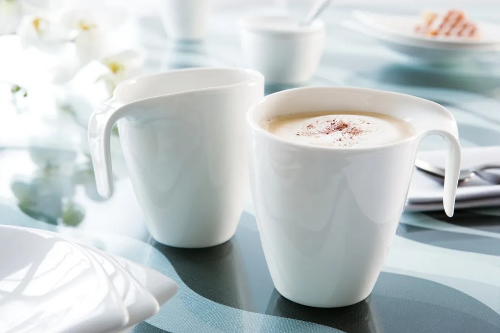 Villeroy&Boch Villeroy & Boch Flow hrnek s uchem, 12,7 × 9,5 × 10,8 cm, 280 ml