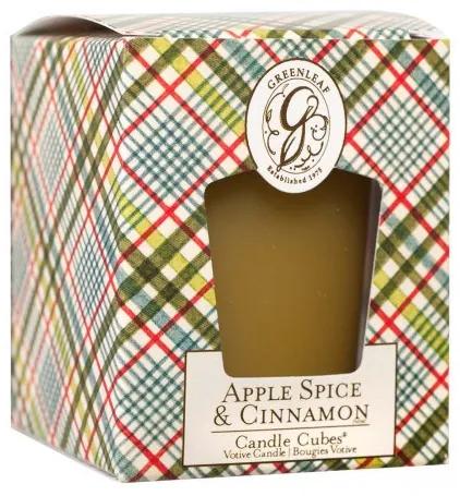 Greenleaf Apple Spice & Cinnamon Votivní svíčka 56 g
