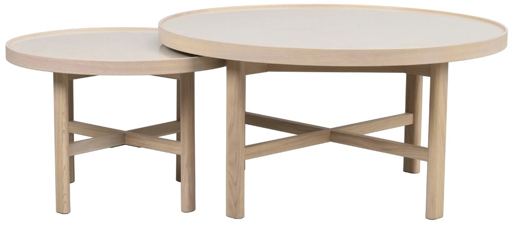 ROWICO Konferenční stolek MARSDEN světlý 90cm 121094
