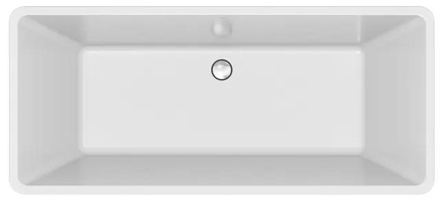 Cersanit - Volně stojící akrylátová vana Crea 162 x 72 cm, S301-299