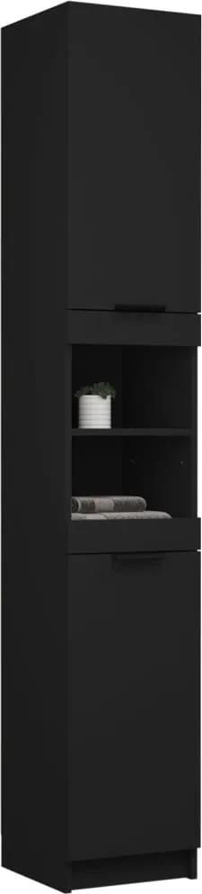 vidaXL Koupelnová skříňka 32x34x188,5 cm kompozitní dřevo [817071] Barva: šedá sonoma