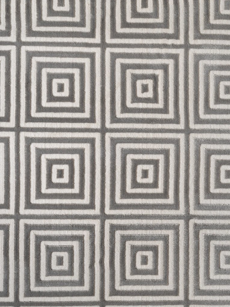 ELLE Decoration, Kusový koberec Perles 106185 White Grey z kolekce Elle, 200x280, šedá, ložnice