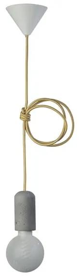 Zlaté svítidlo od Jakuba Velínského, délka kabelu 1,2 m