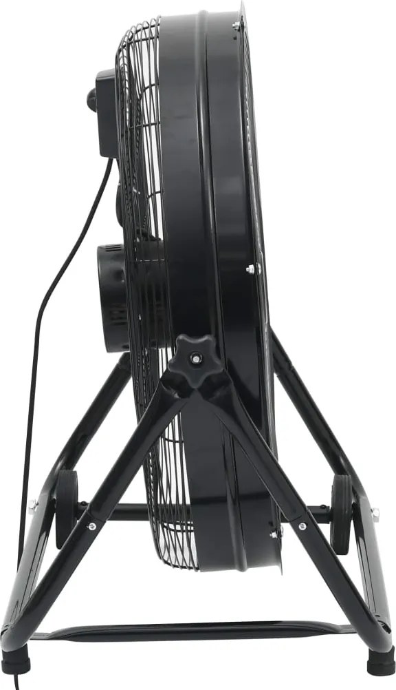 vidaXL Průmyslový bubnový ventilátor 60 cm 172,5 W černý