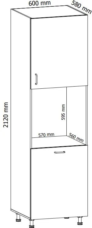 Kuchyňská linka ASPEN b | 450x270 cm | zásuvky METALBOX | SOKL v CENĚ | bílá lesk