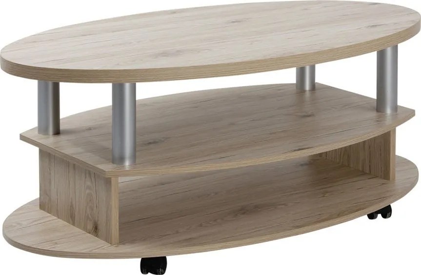 Bradop Konferenční stůl Hugo 60×110 K166 | Provedení: DB - dub bordeaux