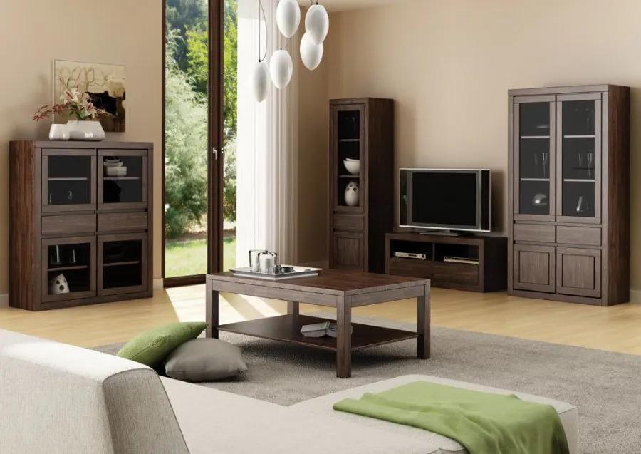 Casarredo - Komfort nábytek Komoda DK-406 s 8 zásuvkami, masiv | barva: moření gray