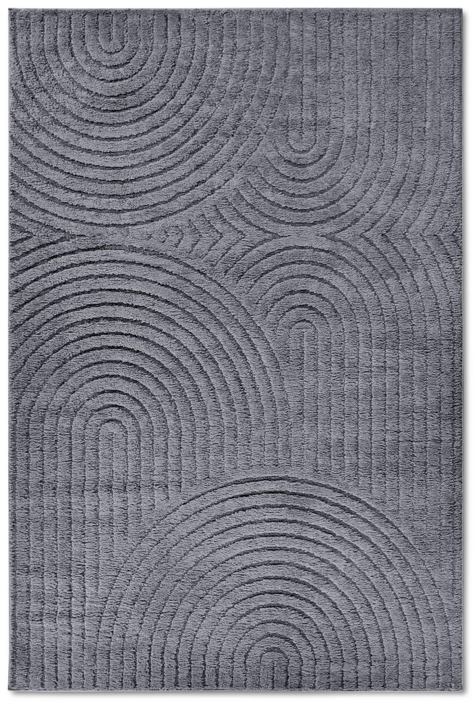 ELLE Decoration, Kusový koberec New York 106206 Anthracite, 200x280, šedá, chodba / předsíň
